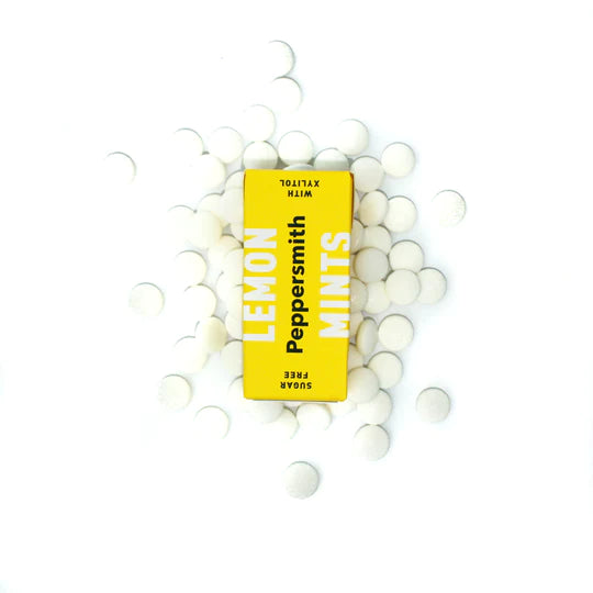 MINTS: SICILIAN LEMON FLAVOUR XYLITOL MINTS - 15G POCKET PACK – Living ...