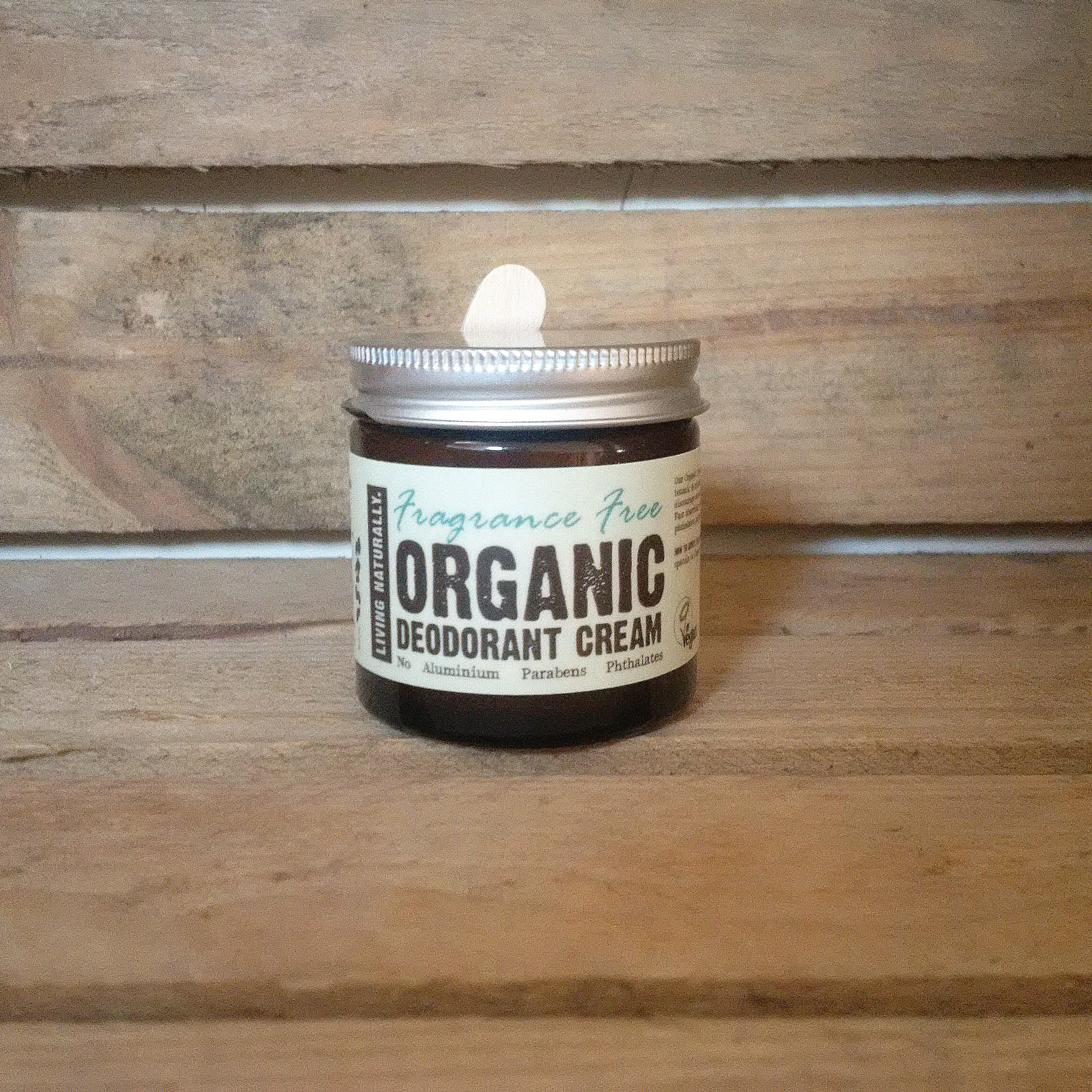 Organic Deodorant Cream - Fragrance Free – Living Naturally